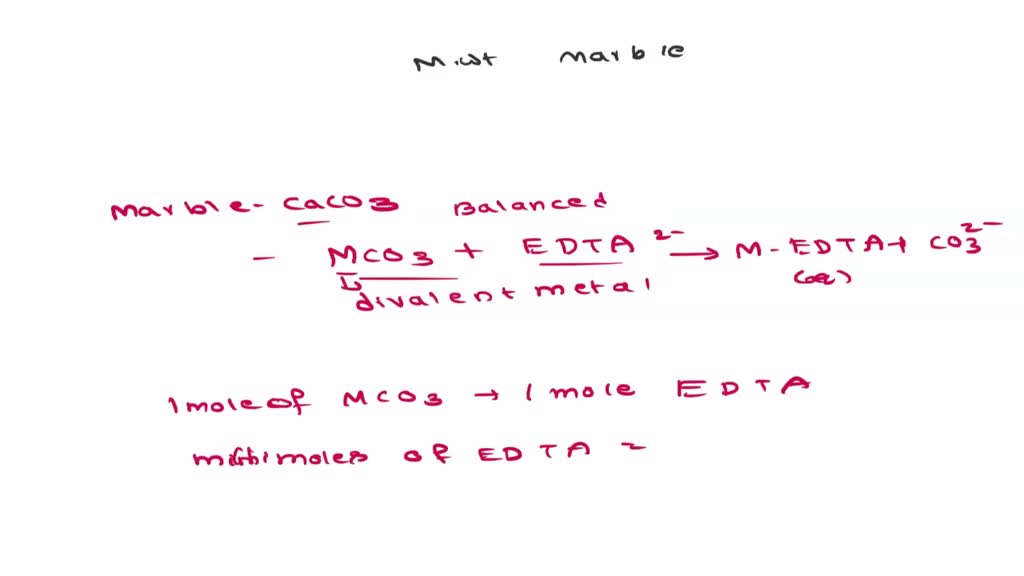 SOLVED: EDTA is a very common ligand, which like oxalate, binds to many ...