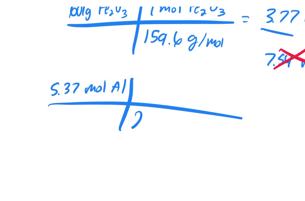 SOLVED: Be sure to answer all parts. The reaction between aluminum and ...