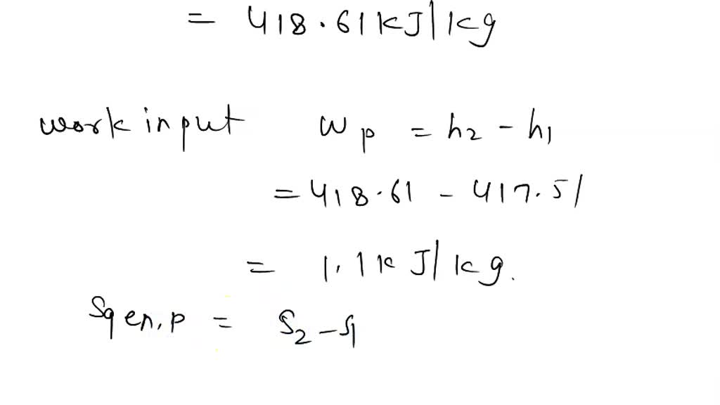 SOLVED: Determine the work input and entropy generation during the compression of steam from 100 ...
