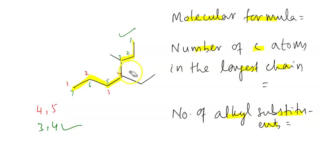 SOLVED: Rt B: The line formula for branched-alkane is shown below: What ...