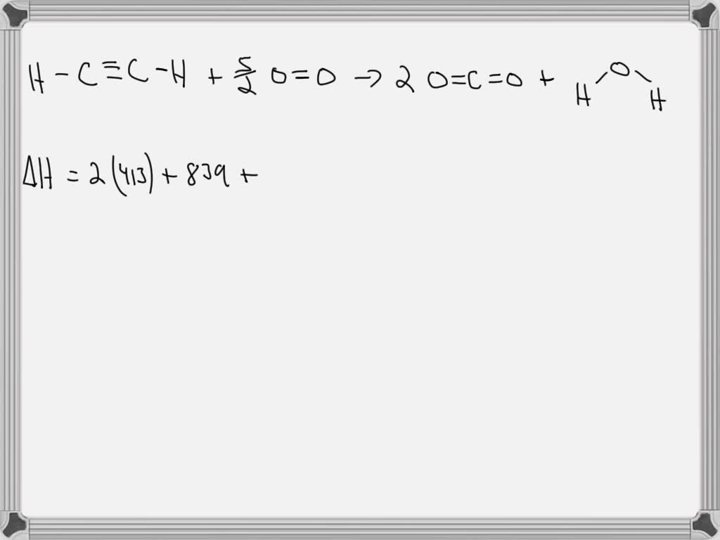 Calculate the enthalpy of the reaction below (∆Hrxn, in kJ) using the ...