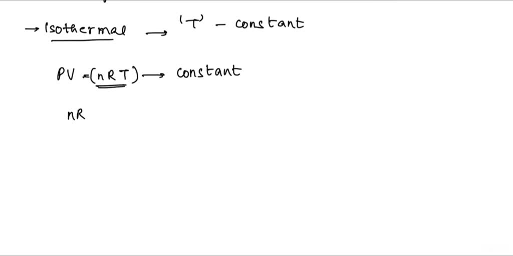 SOLVED: The ideal gas law is given as PV = nRT, where n is the number ...