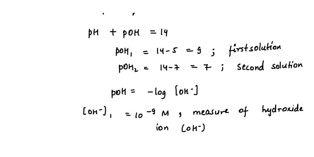 SOLVED: If the pH of a solution is increased from pH 5 to pH 7, it ...