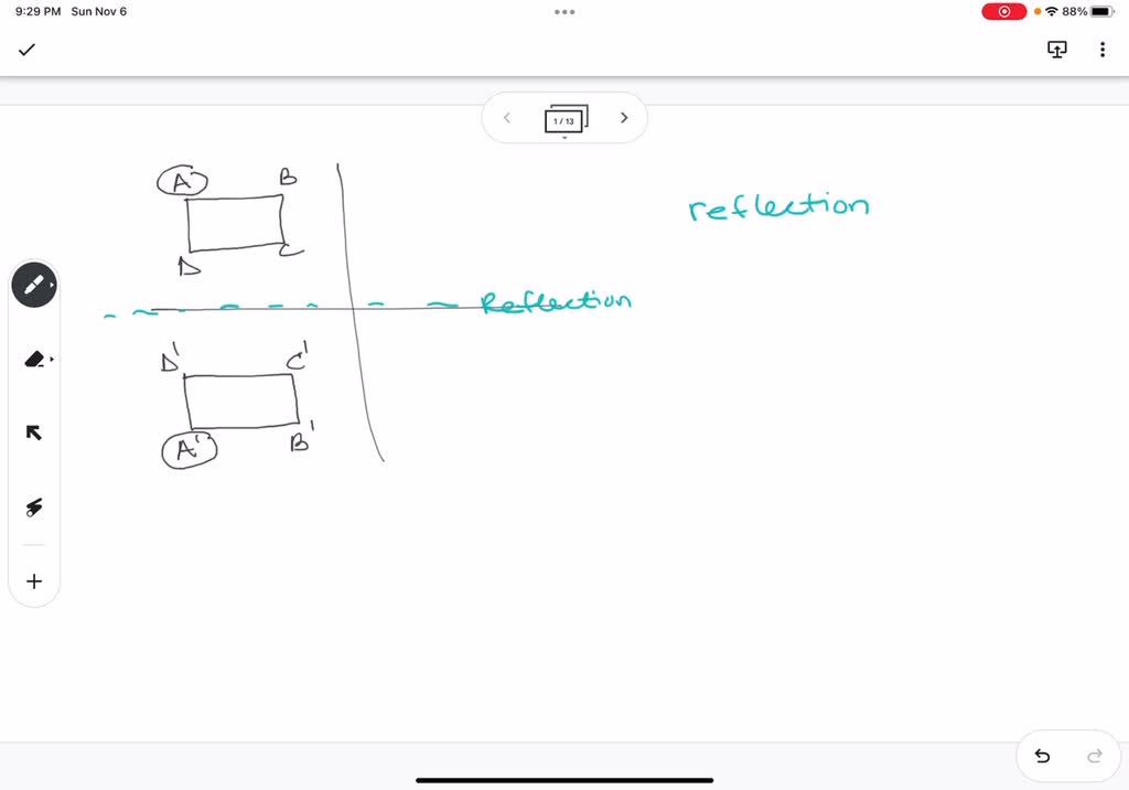 SOLVED: Transformations map rectangle ABCD onto rectangle A'B'C'D' as shown in the diagram ...