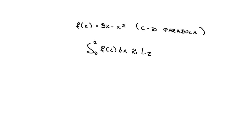 SOLVED: Approximate the area under the curve by evaluating the function ...