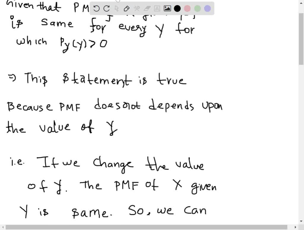 SOLVED: Exercise: A Criterion for Independence (Possible Points: Graded ...