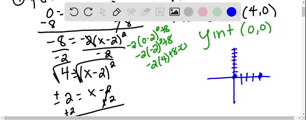 Question 3 The graph of the quadratic function 3x2 + 80 = 24x 16y is drawn below. Point (g; h ...