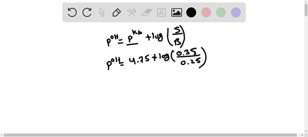 SOLVED: Determine the pH of a solution prepared by dissolving 0.35 mole of ammonium chloride in ...