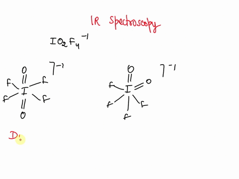 Explain based on the group theory that the isomers of io2f4...