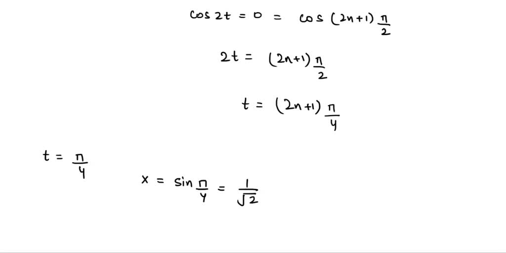 SOLVED: The curve shown below is called Bowditch curve or Lissajous figure. Find the point in ...