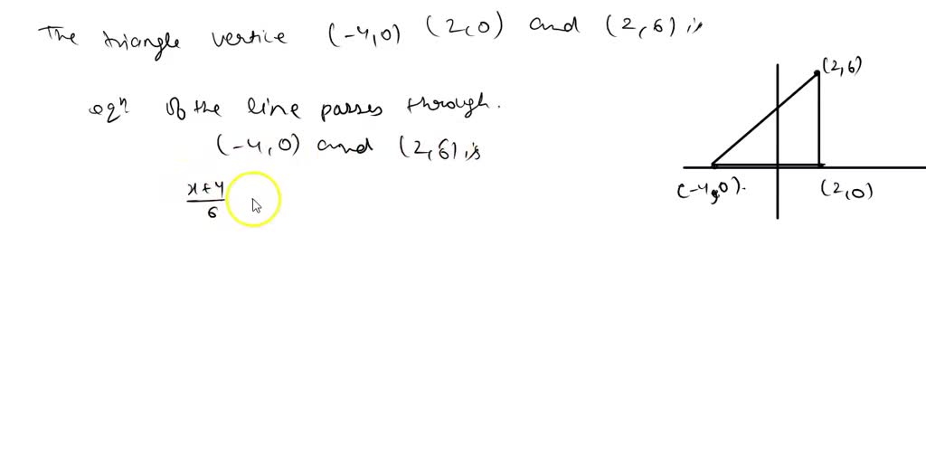 Use the double integral to find the area of R where R is the triangle ...