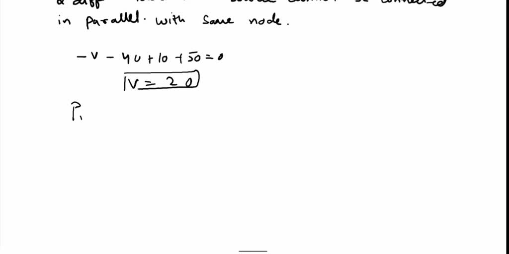 SOLVED: For the Figure below calculate the power associated with the 5A source a) P=-300W b) P ...
