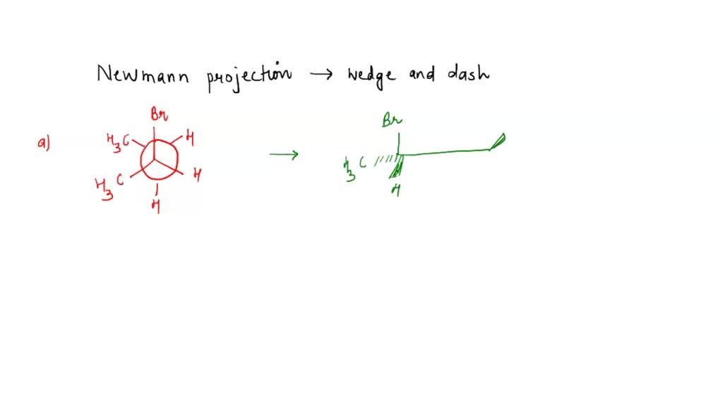 SOLVED: Match the dash-wedge structure with the Newman conformation: (one-to-one matching) 1 ...