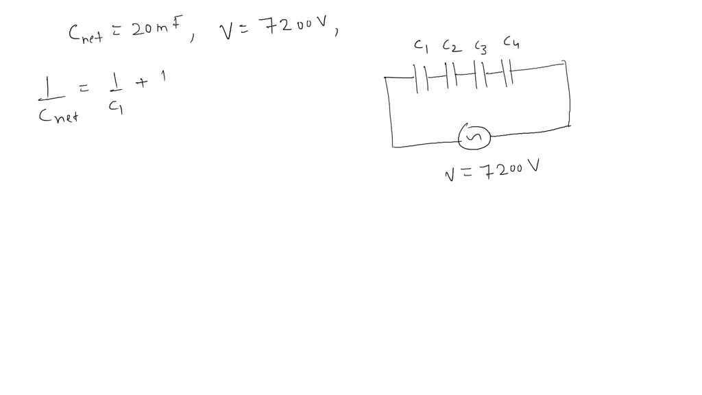 A Utility Company Plans To Connect A Total Of 20 Mf Of Capacitance To A 7200 V Line To Make