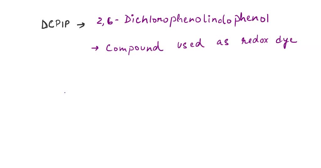 SOLVED: Why does the absorbance drop over time when DCPIP is added to ...