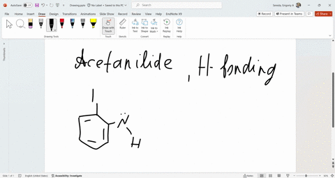 [GET ANSWER] 1 in the box next to the line angle drawing of acetanilide ...