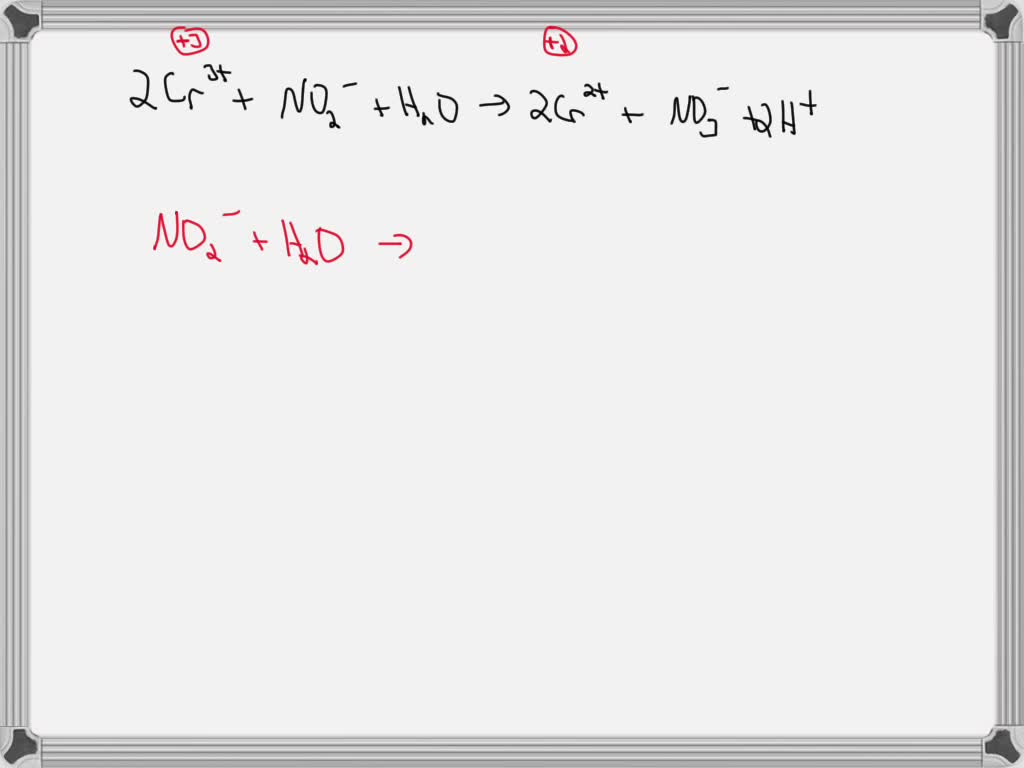 SOLVED: What is the balanced half equation for the oxidation reaction ...