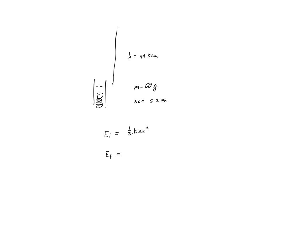SOLVED: A spring cannon, pointing straight up, can fire a 60.0 gram ...