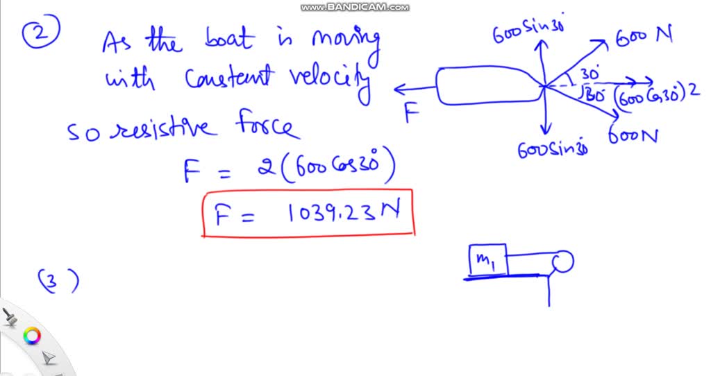 SOLVED: 1.) Two forces are applied to a car in an effort to move it. One force is 10 degrees and ...