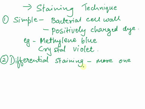 SOLVED: 5. Look at the following stains and identify which stain ...