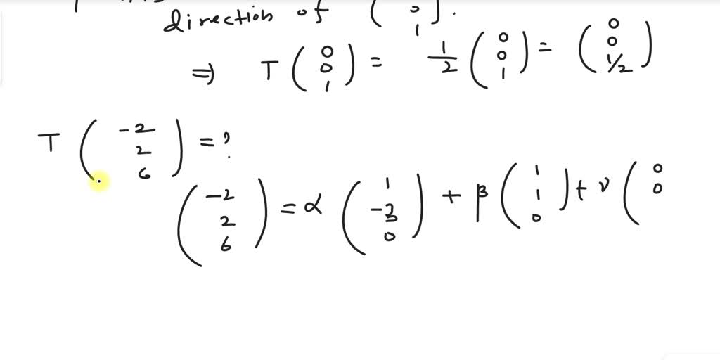 SOLVED: 3. The transformation defined by the matrix C = 2] stretches ...