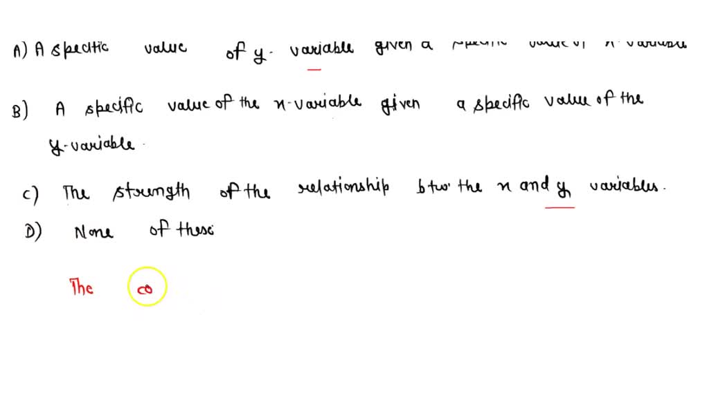 The correlation coefficient is used to determine: Select one: a. The ...