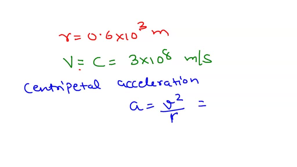 SOLVED: A circular charged particle accelerator has a radius of 0.6 ...