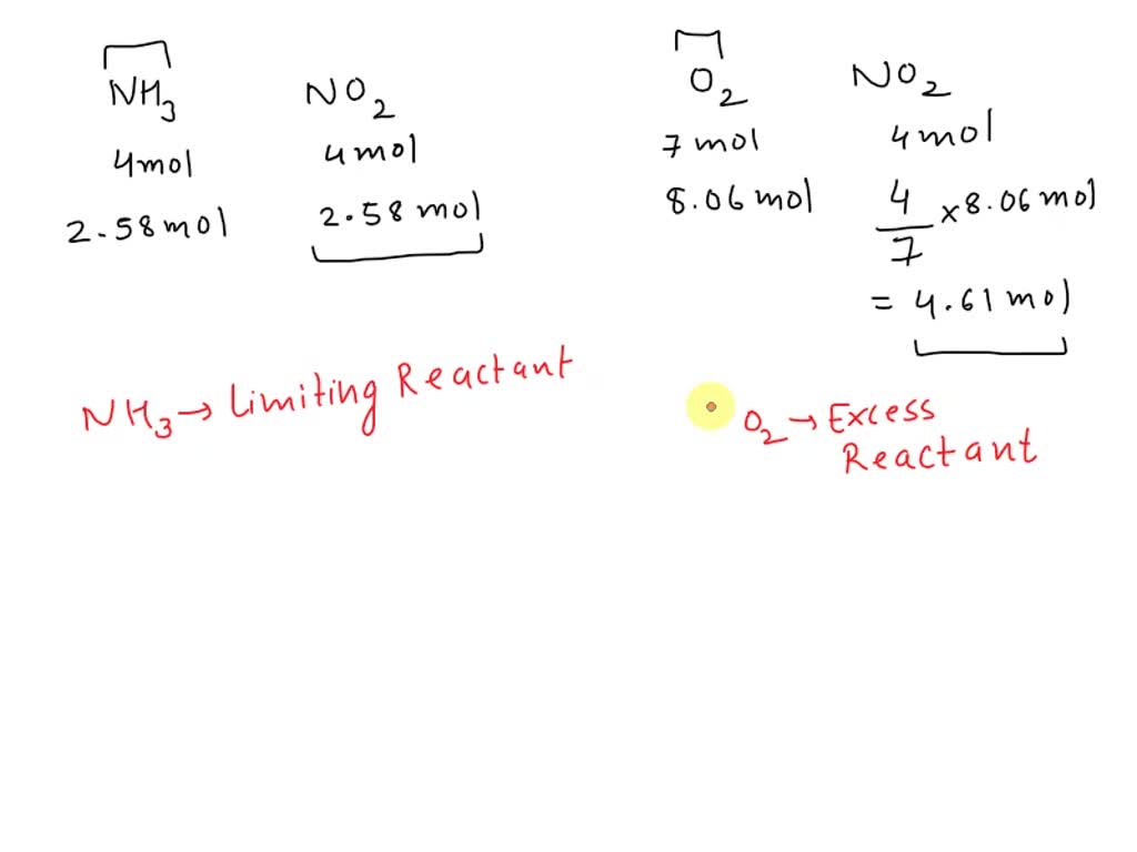 SOLVED: 2. The combustion of ammonia in the presence of oxygen yields ...
