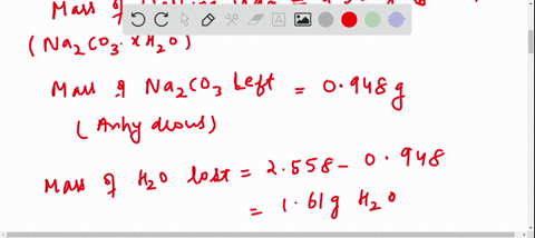 SOLVED: Washing soda hydrated compound