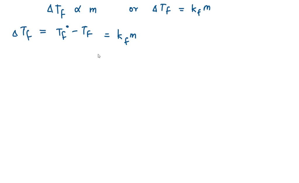 Solved A Water Solution Containing An Unknown Quantity Of A Non
