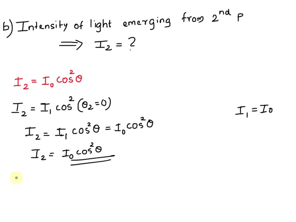 SOLVED: Three polarizers are oriented as shown in the figure below. The ...