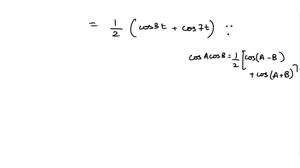 SOLVED: The Laplace transform of the given signal x(t) =(( te^-2t)(cos ...