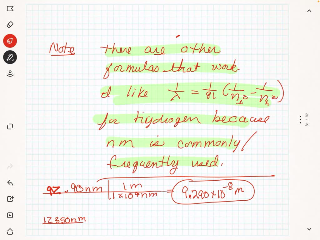 SOLVED: CHEMWORK: Calculate the longest and shortest wavelengths of ...