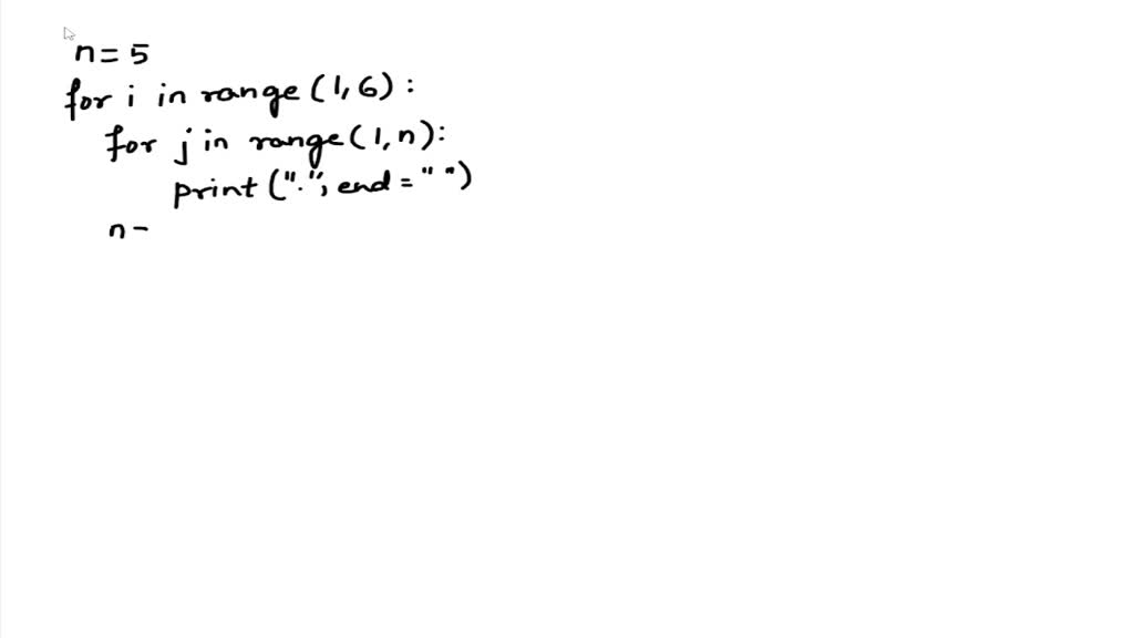Solved Def Rowsasterisksrows Complete The Outer Loop Range To Control The Number Of Rows 4728