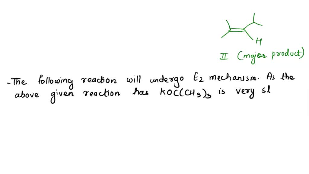 SOLVED: Product formed and the mechanism involved in the reaction: In ...