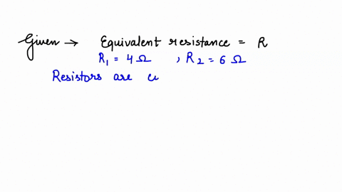 SOLVED: Two resistor of resistance R1=600±18 , R2=300±6 ohm are connected in parallel. The ...