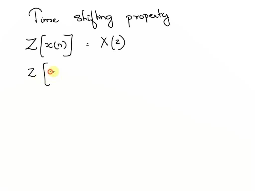 SOLVED: Properties of the Z-transform: Choose ALL correct answers 1 ...