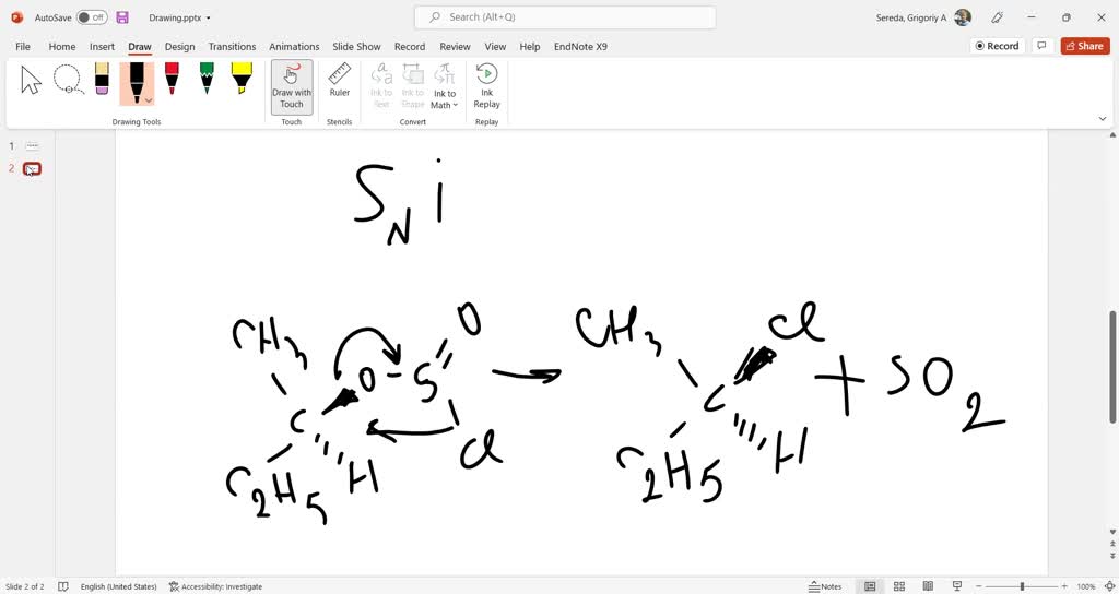 SOLVED: Considering what has been learned for substitution reactions SNI and SNZ mechanisms ...
