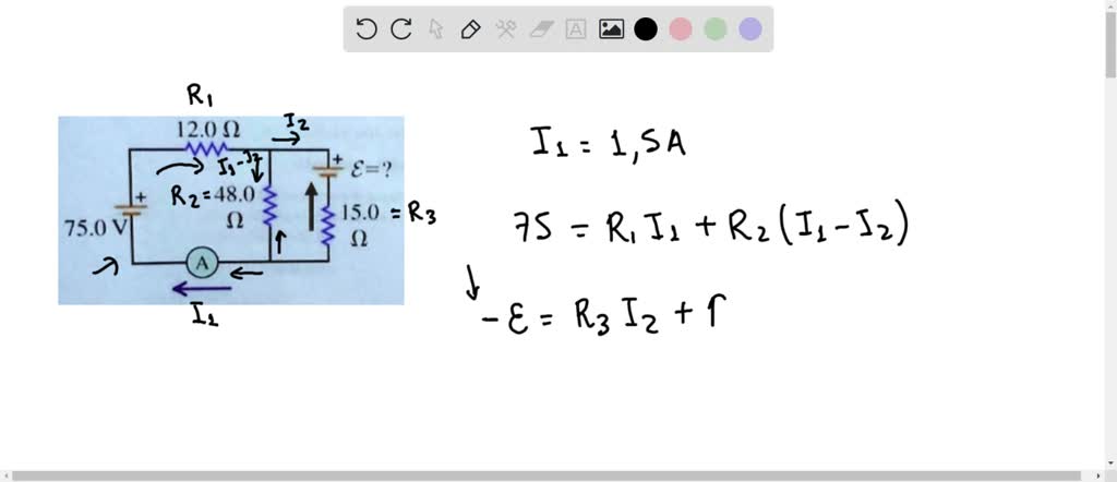 SOLVED: In the circuit shown in the figure both batteries have insignificant internal resistance ...