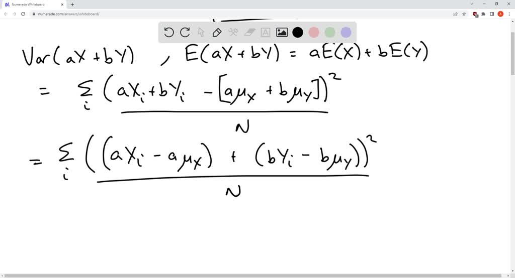 SOLVED: Which of the following formulas is true for the variance of independent random variables ...