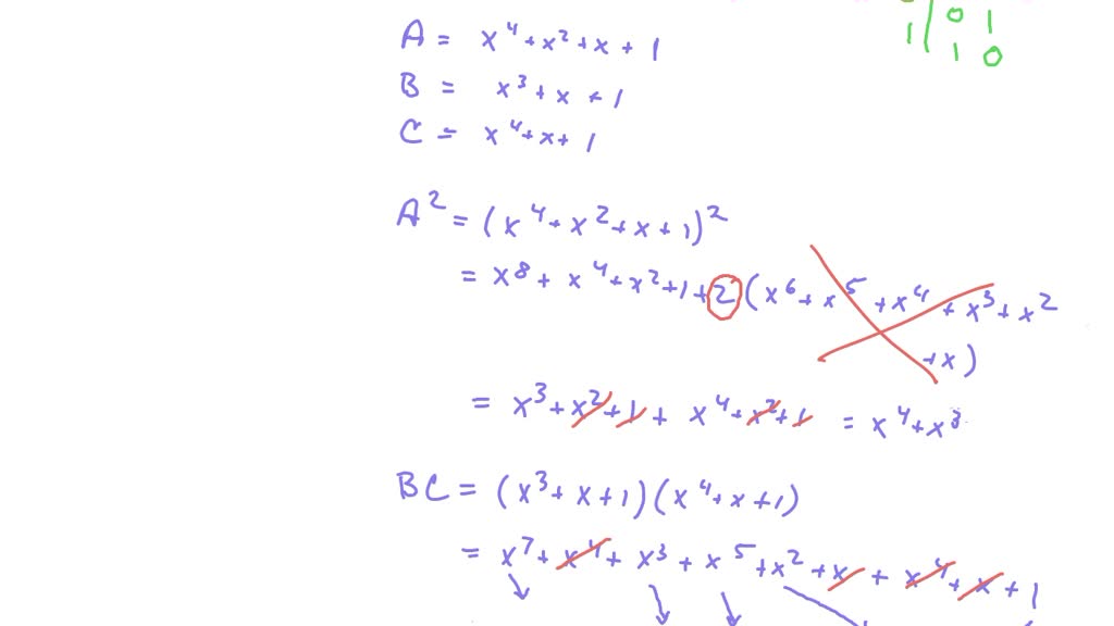 Solved We Consider The Galois Field Gf 2 3 Based On The Primitive