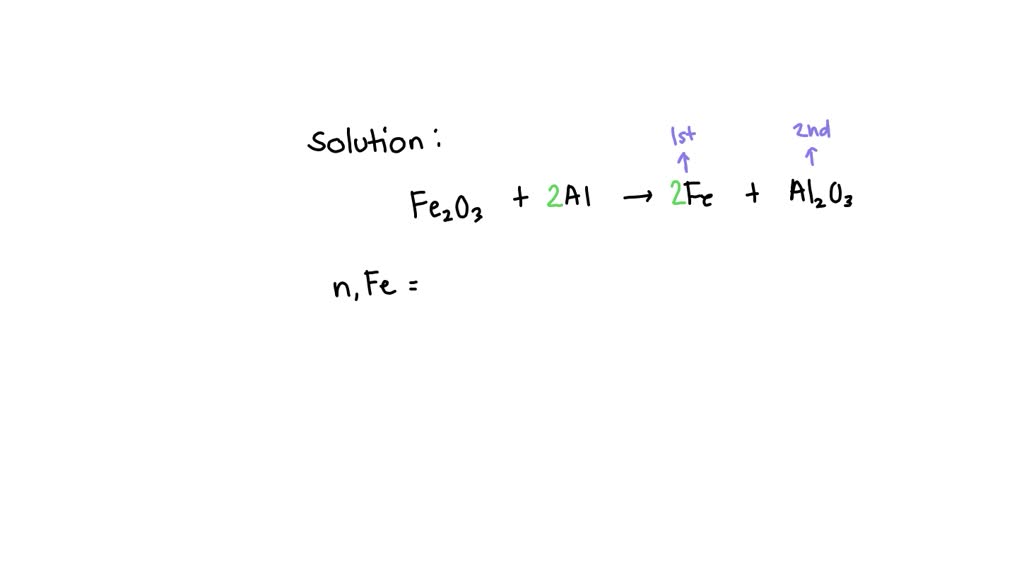 SOLVED: For the following unbalanced equation, indicate how many moles ...