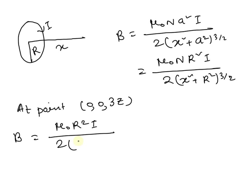 VIDEO solution: A circular loop of radius R₁ given in the figure carries current I. Find the ...