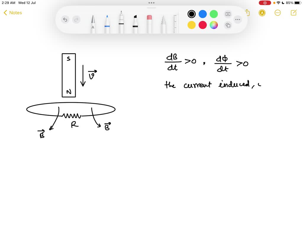 SOLVED: Consider the bar magnet shown in the figure below; It is ...
