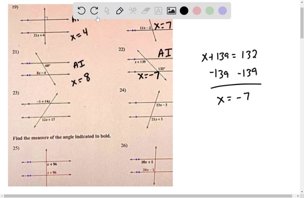 SOLVED: Alternate Interior angles are Alternate Exterior angles are ...