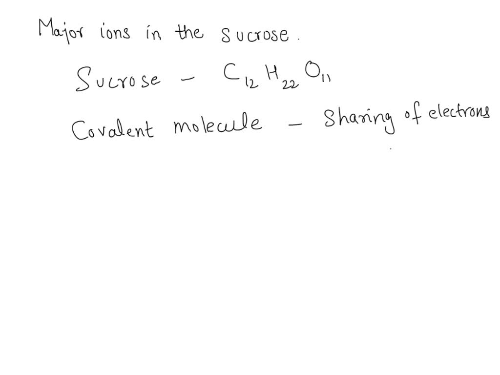 SOLVED: Identify the major ionic species present in an aqueous solution ... SOLVED: Identify the major ionic species present in an aqueous solution ...