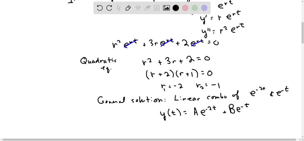 SOLVED: In each of Problems 1 through 8, find the general solution of ...