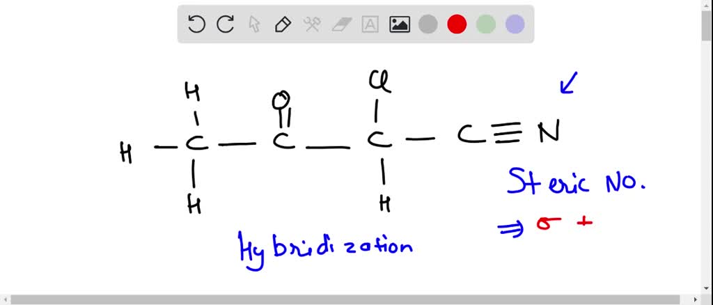 SOLVED: Consider the molecule and the following hybridization choices ...