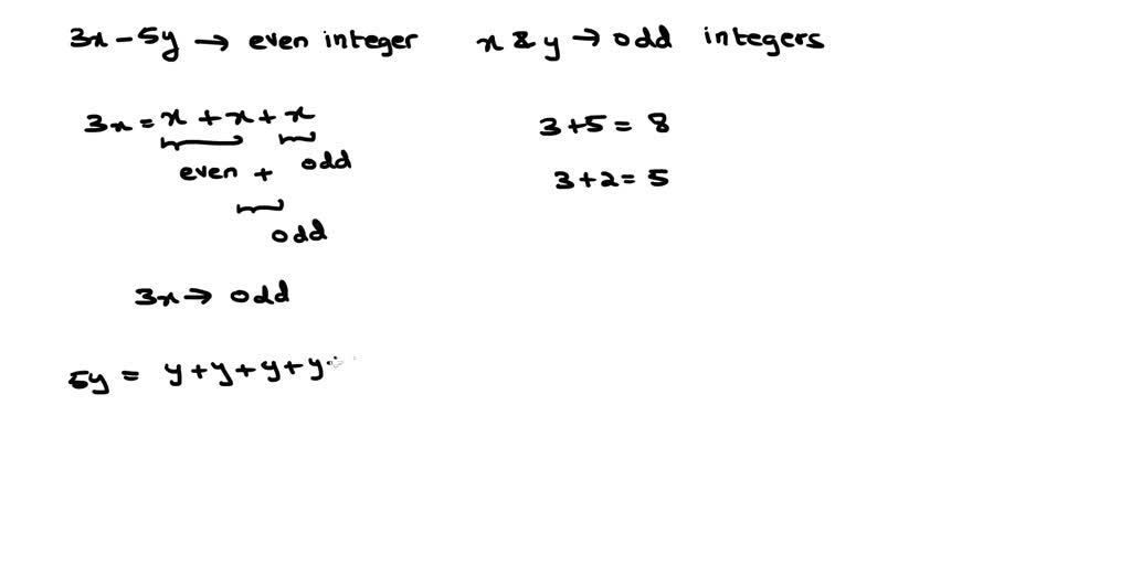 SOLVED: Prove the following statement: Proposition. If € and y are odd ... SOLVED: Prove the following statement: Proposition. If € and y are odd ...