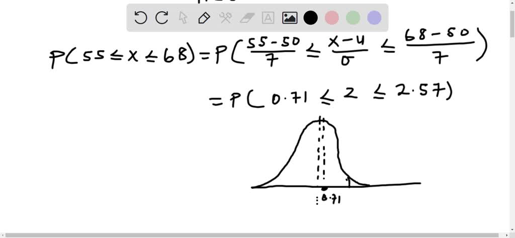 SOLVED: Assume the random variable X is normally distributed with Î¼=50 ...